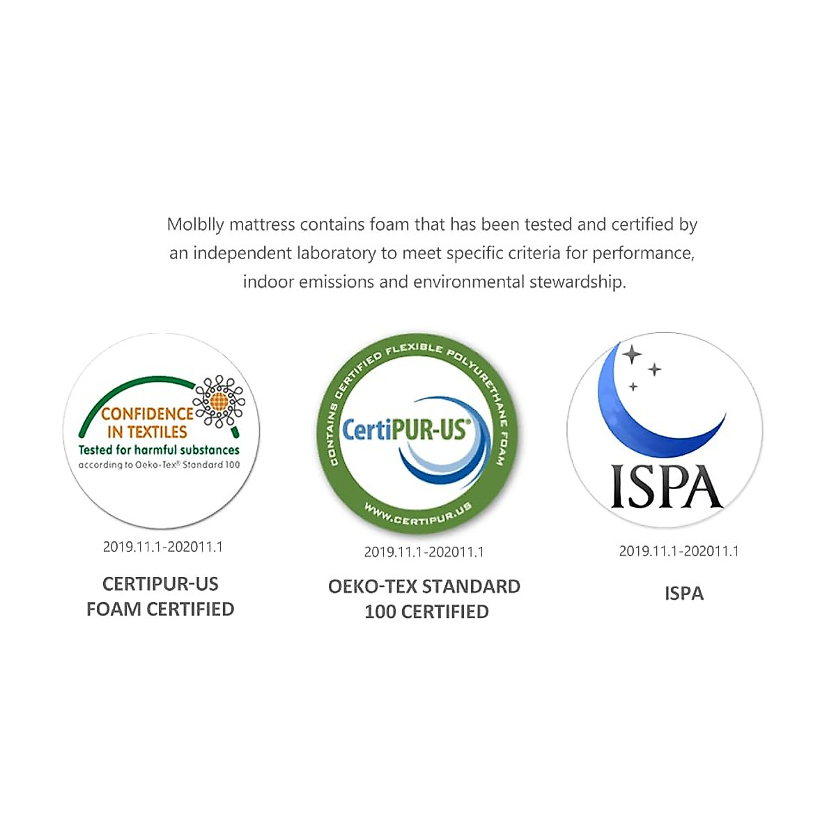 SmartBD Blue Cloud Waterproof Mattress Foam Medical Bedwetting Mattress Plush Firm Motion Fresh Reflection,Adult & Kids,Lux-Tex Foam Mattress Camper/Trailer/Truck (7 Inch, Short Queen)