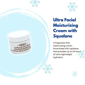 Kiehl's Hydration Starter Daily Skin Care Travel Holiday Gift Set:: Mini Ultra Facial Cleanser Wash and Mini Ultra Facial Moisturizing Cream