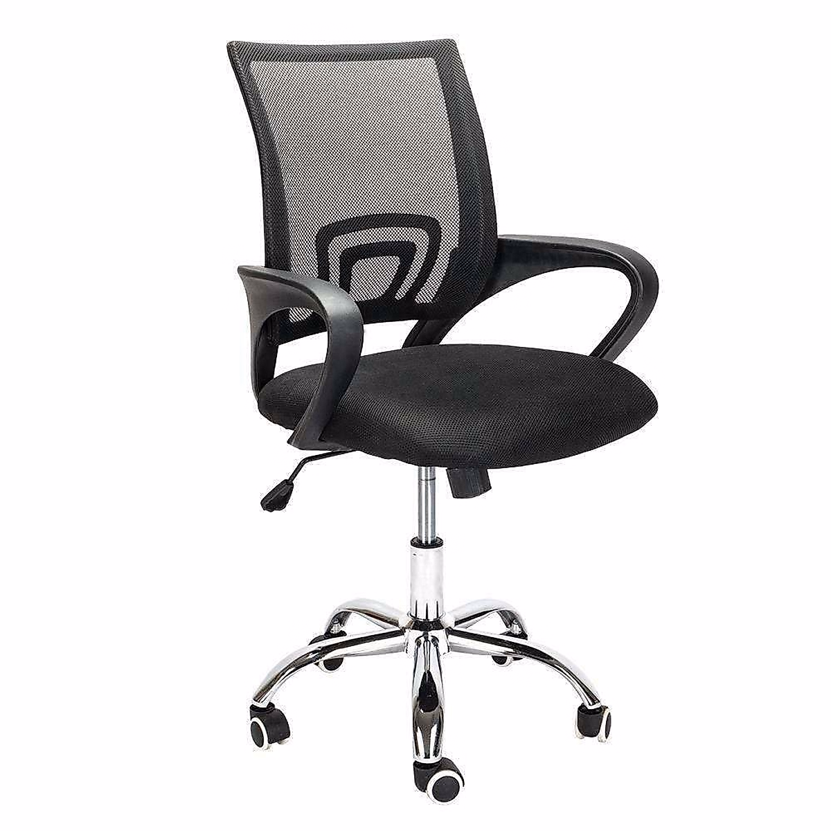 JTSQ Ergonomic Office Stools 360°Swivel Computer Chair Black Mid-Back Mesh Gaming Chair Office Chair Desk Chair Computer Chair Home Office Desk Chairs Gamer Chair Office Chairs