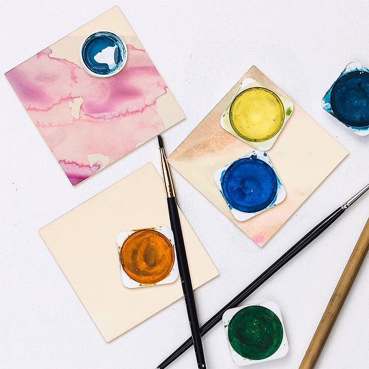 12 Pack Basswood Sheets for Crafts,12 x 12 x 1/8 Inch- 3mm Thick Plywood Sheets with Smooth Surfaces, Squares Bass Wood Boards for Laser Cutting, Wood Burning, Architectural Models, Staining