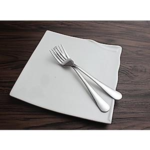 KINGSUPER Set of 6 Stainless Steel Dinner Forks