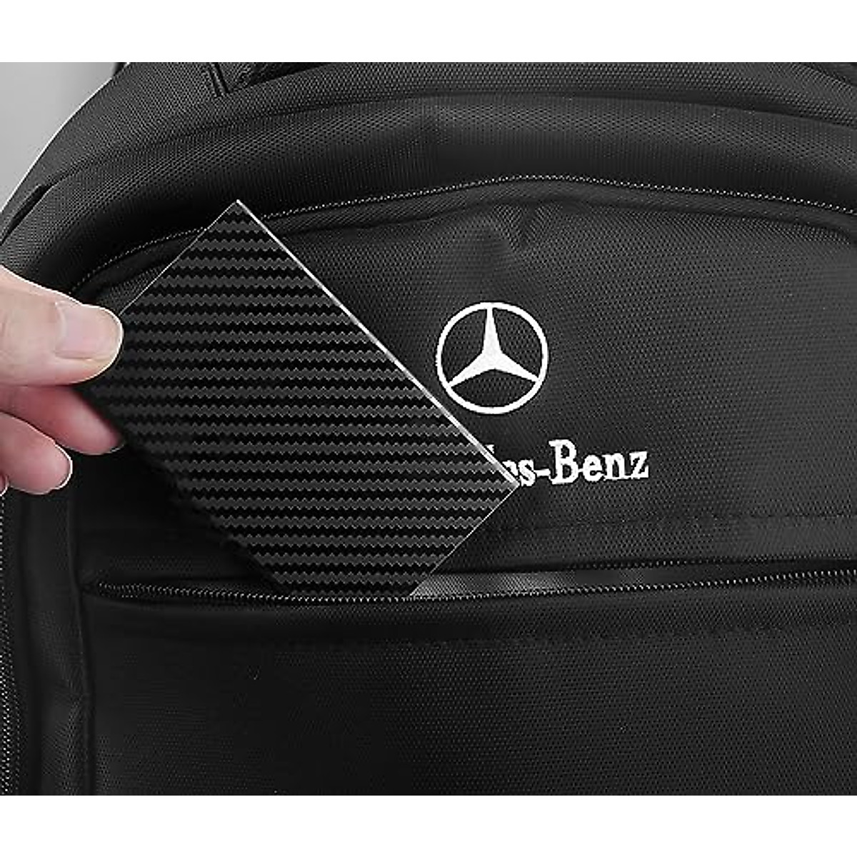 DMFLY Slim Minimalist Business Card Holder for Men & Women, Premium Metal Business Card Case, Pocket Name Card Holder, Buckle Style Shut, Classy Black