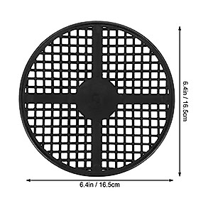 Hemoton 20 Pcs Flowerpot Spacer Flower Pot Mesh Screen Flower Pot Mesh Pad Plant Pot Mesh Pad Bonsai Pot Bottom Succulents Plants Breathable Bottom Grid Pads Hole Pad Plastic Round Bottom