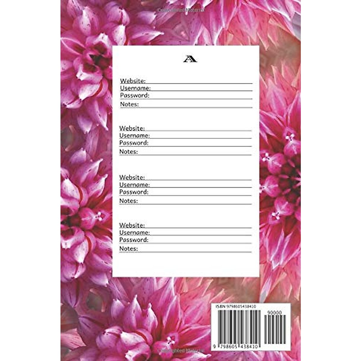 Password Keeper: Internet Password Book with Tabs | Pocket Size Password Organizer | Beautiful Glossy Finish | 108 pages Alphabetically Arranged Password Notebook| 6 x 9 inches