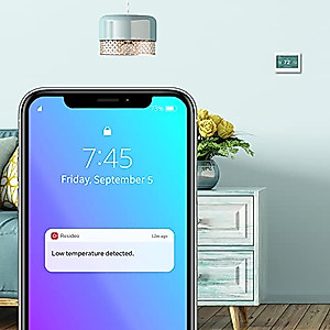 Honeywell Home RTH9600WF Smart Color Thermostat Energy Star Wi-Fi Programmable Touchscreen Alexa Ready - C-Wire Required, Not Compatible with Line Volt Heating