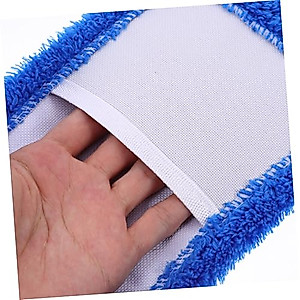 Healeved 4pcs Mop Replacement Cloth Reusable Mop Pads Commercial Cleaning Refills Mop Filling Pad Replacement Mop Pad Floor Cleaner Mop Mats Clean Mop Pad Mop Pads Coral Fleece