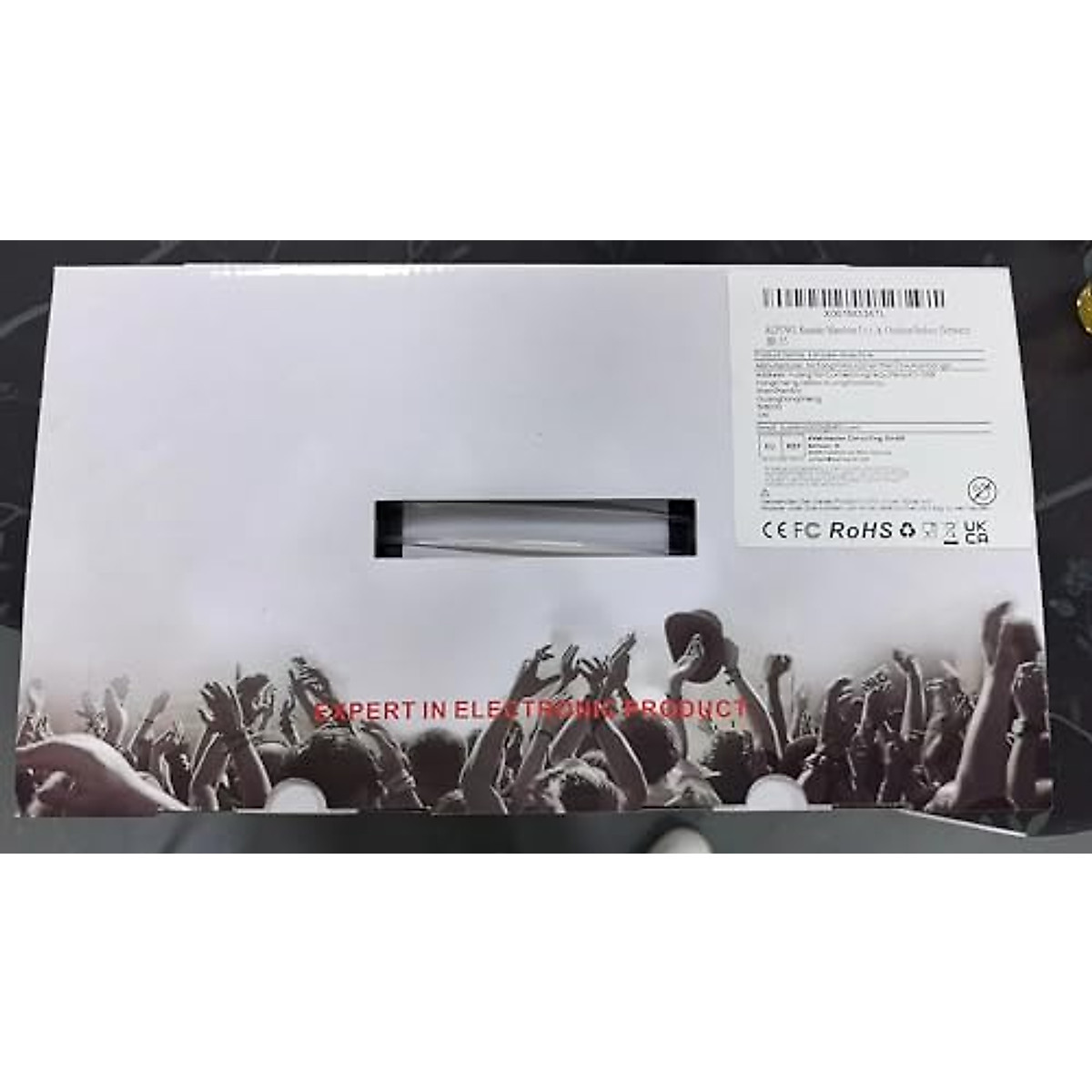 ALPOWL Karaoke Machine for Kids Adults with 2 UHF Wireless Microphone, Portable Bluetooth Speaker PA System with LED Lights for Home Party, Wedding, Church, Picnic, Outdoor/Indoor (Black I)