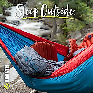 Klymit Inflatable V Hammock Pad, Pair with Klymit Traverse Hammock,Red