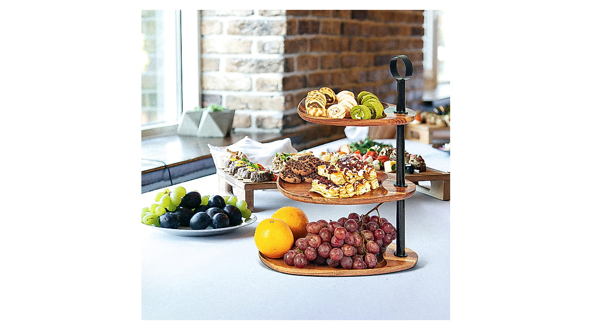 Elegant 3 Tier Serving Tray for Any Occasion