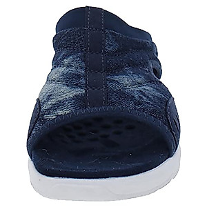 Easy Spirit Women's TRACIEE7 Flat Sandal, Denim 404, 7.5