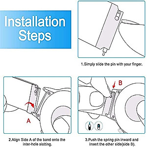 Morsey 20mm Quick Release Watch Band Compatible with Samsung Galaxy Watch Active 2 40mm 44mm/ 42mm/Pebble/Gizmo/Ticwatch Smart Watch, Nylon Breathable Replacement Sport (Black)