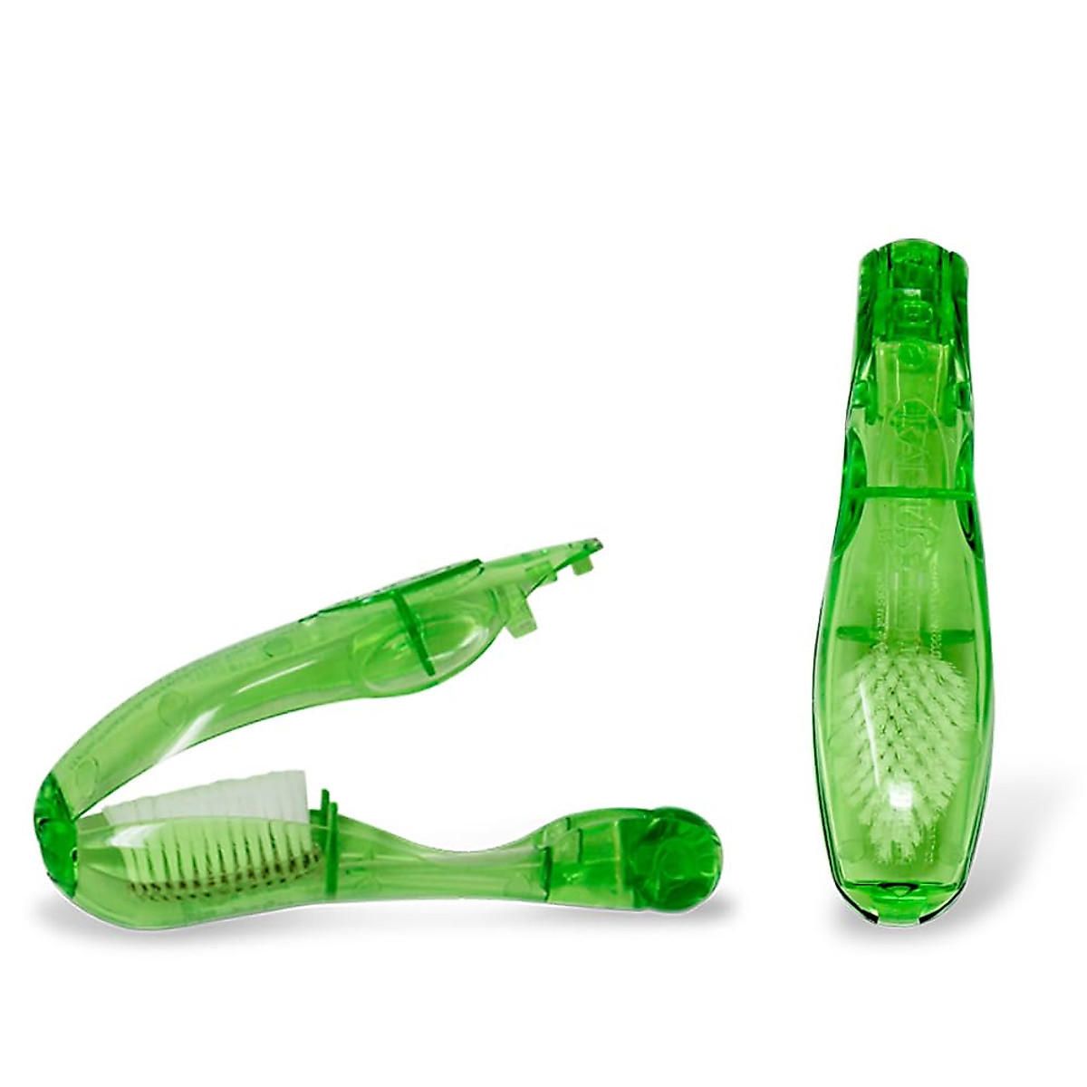 RADIUS Tour Travel Brush & Case with Replaceable Brush Head ADA Accepted Toothbrush Improve Gum Health - Assorted Colors - Pack of 6