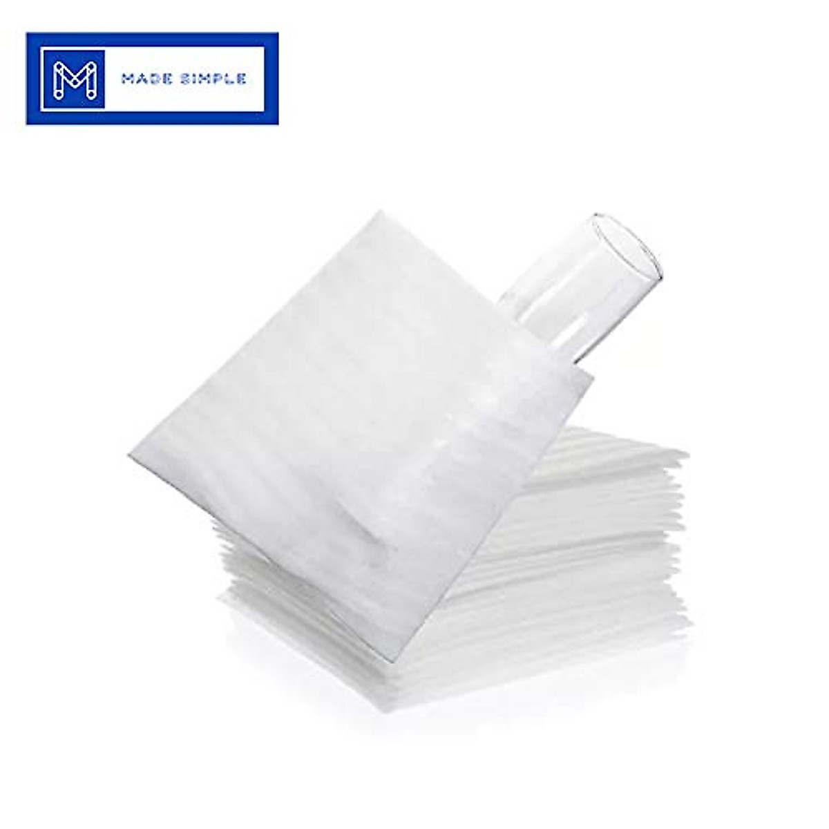 Packing Foam Wrap Pouches (50 Pack), 12? X 12? Inch Foam Pouches - Packing Supplies Used for Moving to Protect Fragile Items