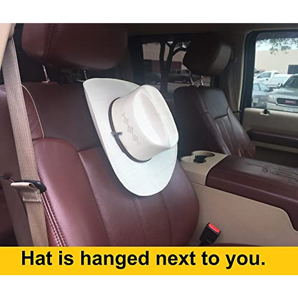 Hat Holders/Racks for Trucks & Cars. Cowboy Hat Hangers for Trucks & Cars. (QTY 2) 12x9x0.5