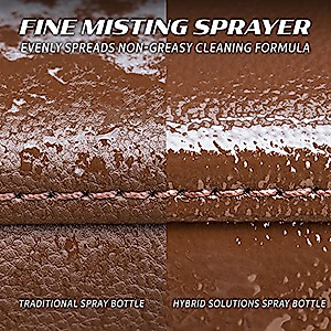 Turtle Wax 53483 Hybrid Solutions Car Leather Cleaner & Conditioner Misting Spray, 20oz , Grey