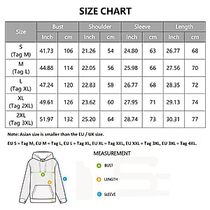 WINKEEY Unisex Lucky Me Ghosts Sweatshirt Rapper Long Sleeve Hip Pop Hooded Hoodie for Women (XXL,1Grey)