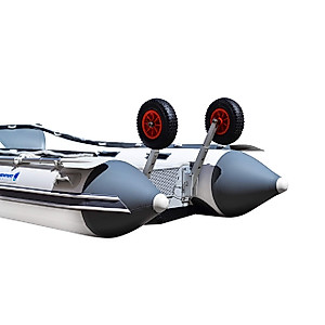 Newport Inflatable Boat Removable Transom Launch Wheels - Fits Any Transom Boat!