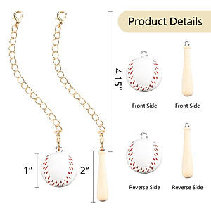 3PCS Straw Cover for Stanley Cup 30&40 Oz 10mm Cloud Silicone Straw Topper Protector Lid with 2PCS 3D Personalized Baseball Charm Stanley Tumblers Accessories (3pcs Baseball +2pcs Baseball Charm)