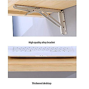 MTYLX Table,Desk,Space Saving Study Table,Laptop Desk Workstation for Home Kitchen Bedroom Office Balcony,Size Optional,12040Cm,12040Cm