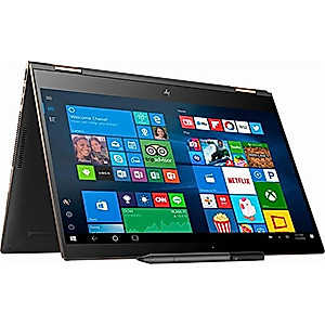 HP Spectre x360-15t Quad Core(8th Gen Intel i7-8550U, 16GB RAM, 512G PCIe NVMe SSD, 4K IPS micro-edge Corning Gorilla, Windows 10)Bang & Olufsen 15.6" 2-in-1 Convertible Dark Ash + HP Warranty