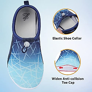 LeIsfIt Mens Womens Water Shoes Quick-Dry Beach Shoes Slip-on Aqua Socks for Hiking Swim Pool River Yoga