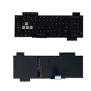 New US Black English Backlit Laptop Keyboard (Without palmrest) for ASUS TUF Gaming FX705D FX705DY FX705DD FX705DT FX705DU