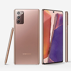 Samsung Galaxy Note 20 5G (128GB, 8GB) 6.7" AMOLED+, Snapdragon 865, Global 5G VoLTE (Fully Unlocked for AT&T, Verizon, Sprint, Metro) N981U (Mystic Bronze) (Renewed)