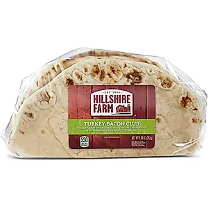 Hillshire Farm, Turkey Bacon Club Flatbread Sandwich, 8.6 oz. (10 Count)
