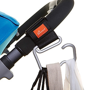 Dreambaby Strollerbuddy EZY-Fit Giant Stroller Hook, Silver/Black