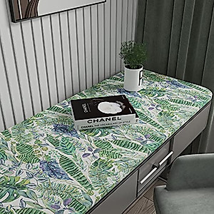 CHIHUT Green Leaf Wallpaper Peel and Stick Tropical Palm Leaf Wallpaper Self Adhesive Removable Greenery Wallpaper Botanical Contact Paper for Cabinets Walls Shelf Liner 17.7”x236” Vinyl Film