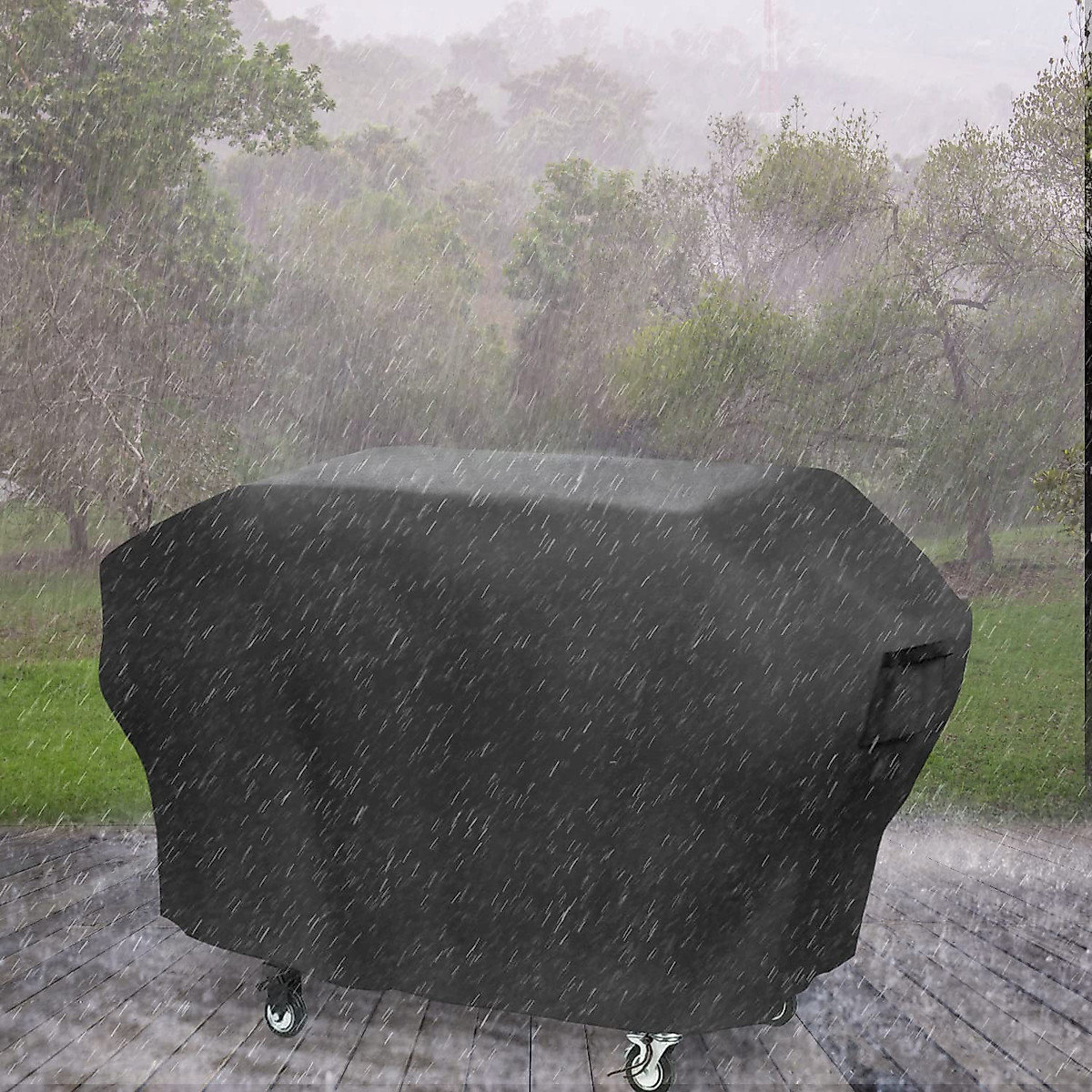 Jungda Grill Cover for Blackstone 1883 Griddle 28 inch with Hood and Side Shelves,Outdoor Waterproof Griddle Cover Fit for Blackstone Model 1924 2147 2086 2287 2311 2325 Griddle