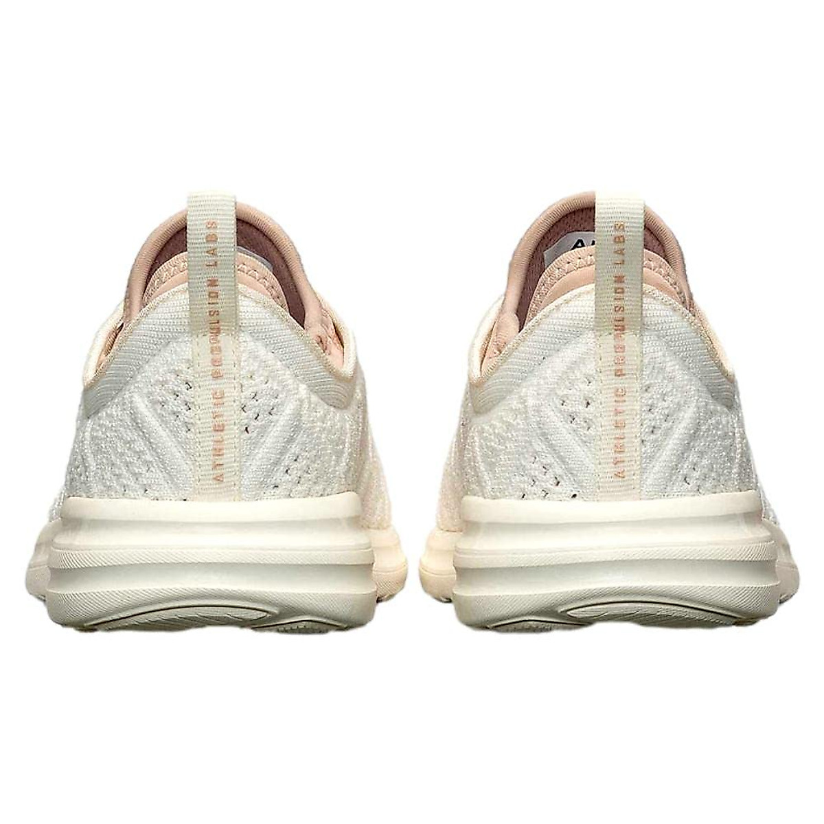 APL Athletic Propulsion Labs Women's Techloom Phantom Shoe, Ivory/Rose Dust, 8