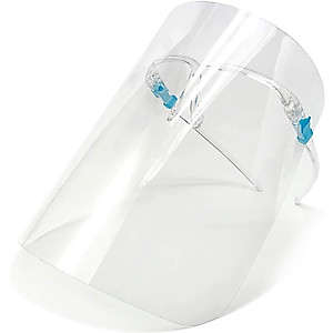 IntiMD Defender Plus Safety Full Face Shield Mask (10 Frames and 10 Shields)