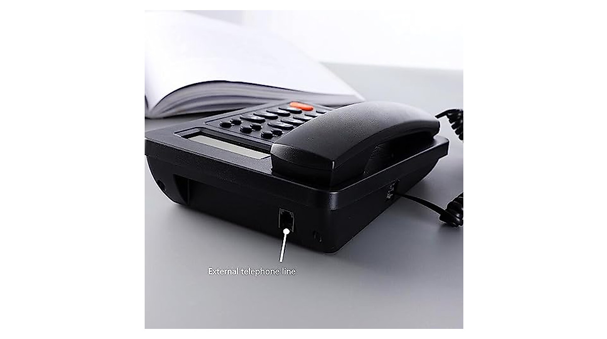 Corded Landline Phone with LCD Display - Quality & Ease