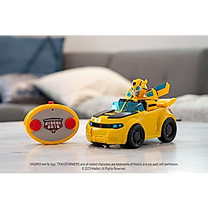 Transformers Rescue Bots Academy Bumblebee RC Radio Control Car, Toys for Kids and Adults