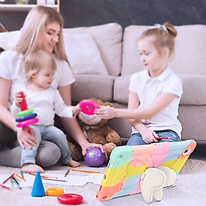 DUEDUE for Samsung Galaxy Tab A8 10.5 Case 2022, Butterfly Wings Kickstand 3D