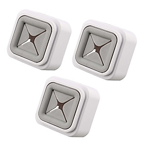 7Penn Bathroom Hand Towel Holder Clip - 3pk Kitchen Towel Push Holder Adhesive Rag Hanger Towel Pinch Holder