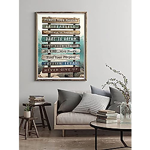 UMPOE Paint by Numbers for Adults, River Valley Inspirational Mountain Paint by Numbers for Adults Beginner Drawing Paintwork with Paintbrushes Paint Canvas Oil Painting(Without Frame 15.7x19.7inch)