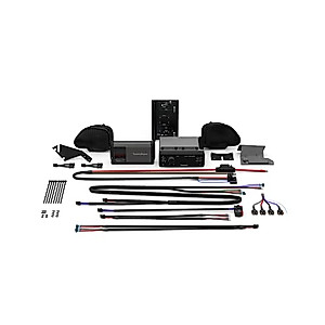 Rockford Fosgate HD9813RG-PMX-STG2 (Stage 2 + Radio) PMX Digital Media Receiver, Fairing Speakers and 800-Watt Amplifier Kit for Select 1998-2013 Harley Davidson Road Glide Motorcycles