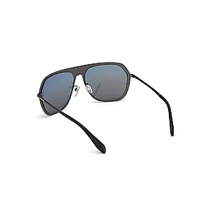adidas OR0037 Square Sunglasses, Black, 58mm