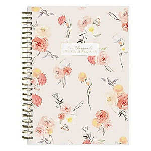 Blue Sky Life Note It 2023-2024 Academic Year Weekly and Monthly Planner Notes, 5.875" x 8.625", Frosted Cover, Wirebound, Hannah Frosted (142590-A24)