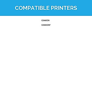 LD Products Compatible 593 Replacements for Dell C2660dn & C2665dnf High Yield Printer Toner Cartridges (1 Black 593-BBBU, 1 Cyan 593-BBBT, 1 Magenta 593-BBBS, 1 Yellow, 593-BBBR, 4-Pack)