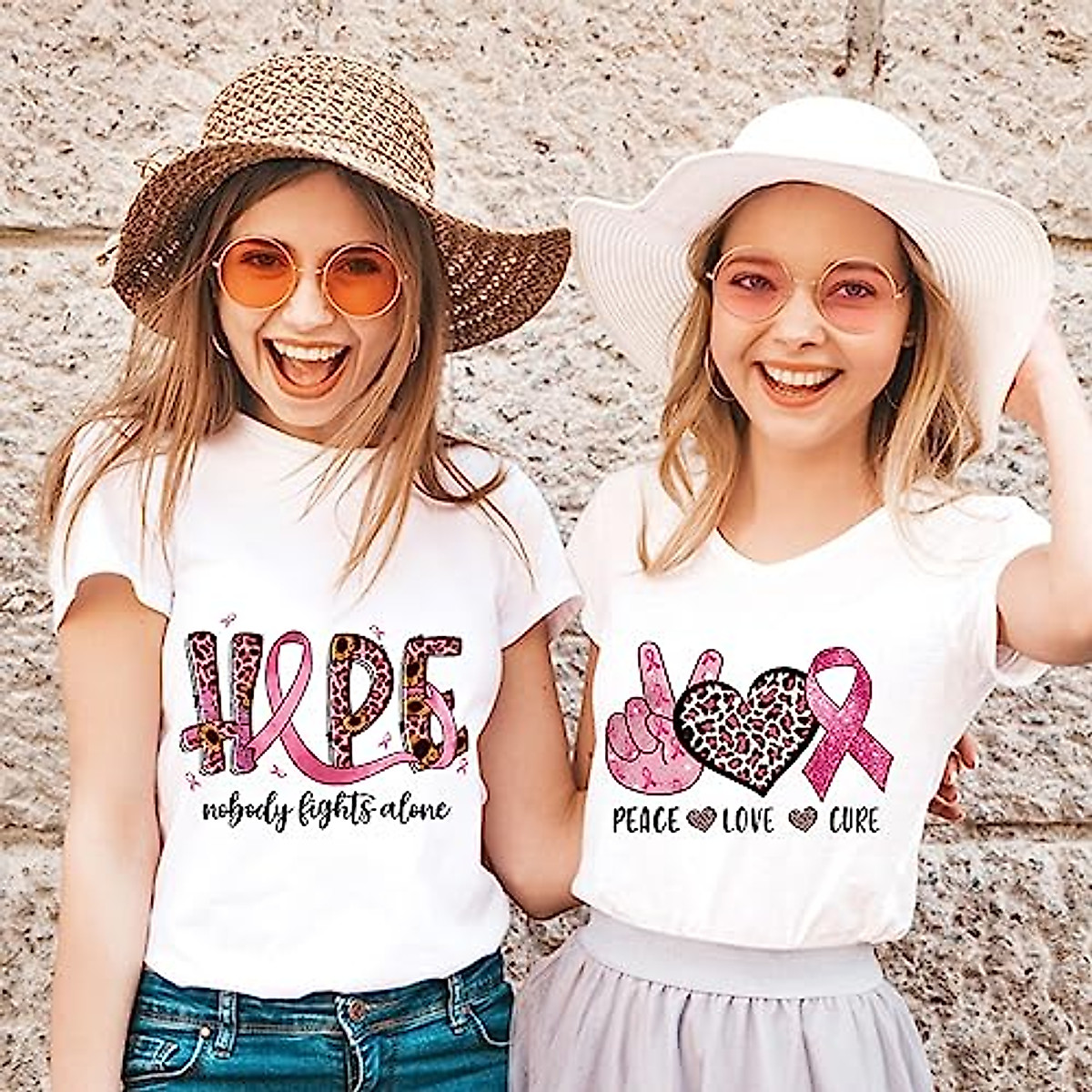 6 Sheets Breast Cancer Awareness Iron on Transfer Pink Ribbon Iron on Patches Stickers Heat Transfer Stickers Crown Letter Design Vinyl Appliques Sticker for T-Shirt Jean Pillow Cover DIY Decorations