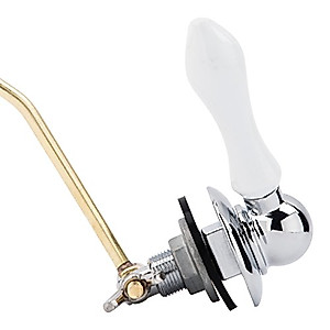 Toilet Handle Replacement Flush Lever - by LDR Global, Repair Replace Tank Flush Handles with Matching Bath Decor Parts, Universal Mount Fits Front Side and Angle Mounts