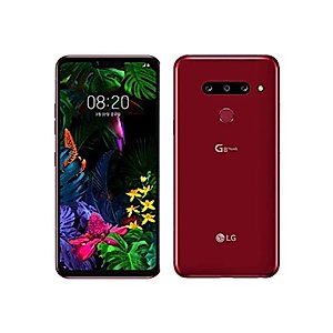LG G8 ThinQ (128GB, 6GB RAM) 6.1" QHD+ OLED FullVision Display, Crystal Sound OLED Speaker, Hand ID, Air Motion, 4G LTE (Only for T-Mobile & Its MVNO's) (Renewed) (Carmine RED)