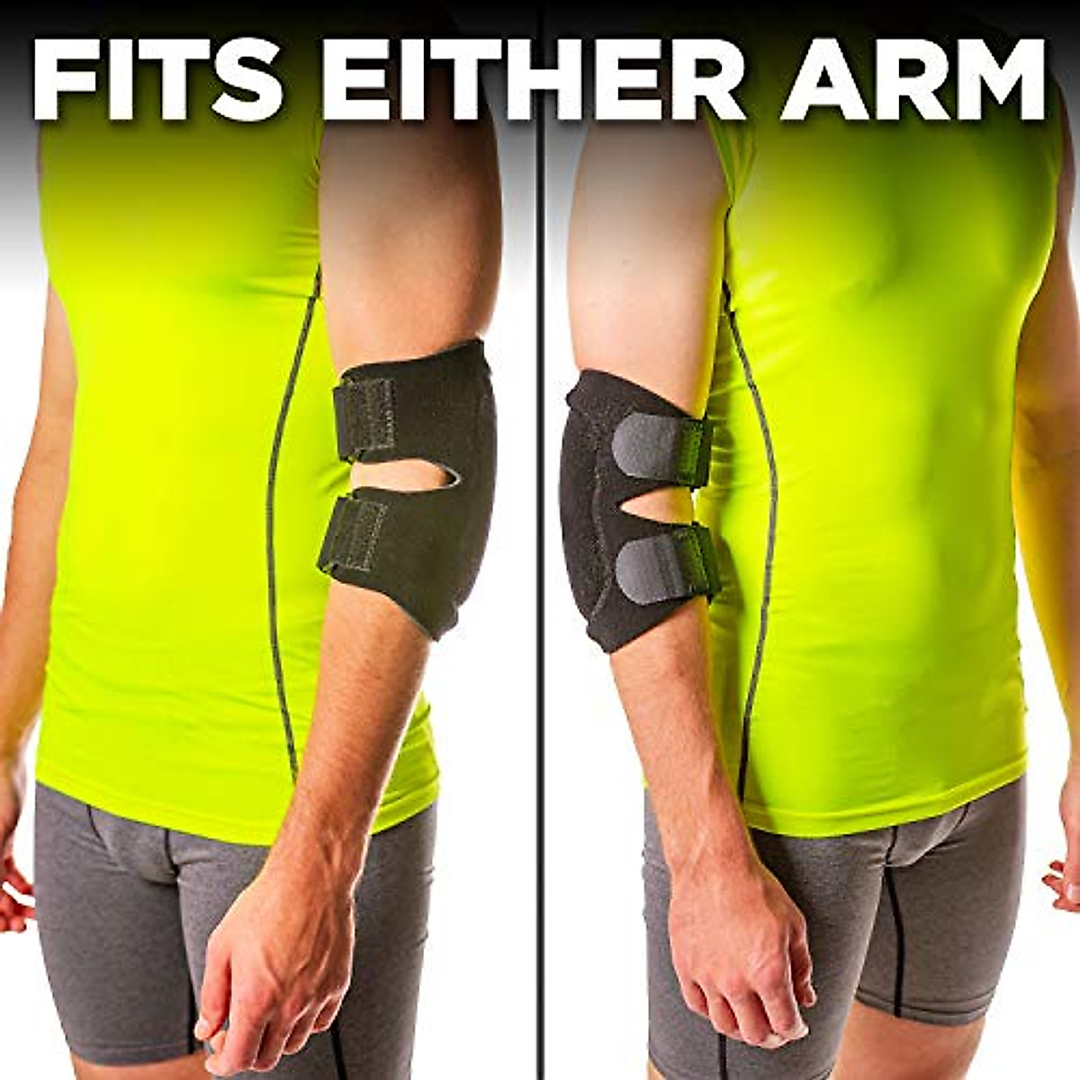 BraceAbility Bursitis Elbow Pad Brace | Compression Arm Sleeve Wrap with Padded Soft Support Cushion for Olecranon Joint Pain, Bursa Protection, Arthritis & Tendonitis Relief (One Size)