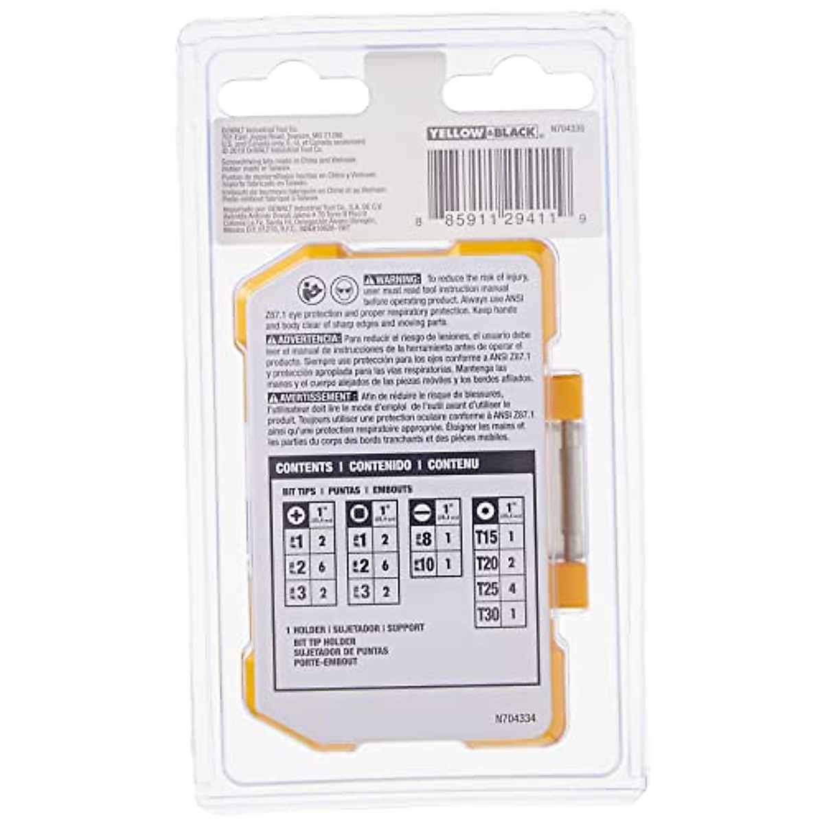 DEWALT DWAX100 Screwdriving Set, 31-Piece,Silver