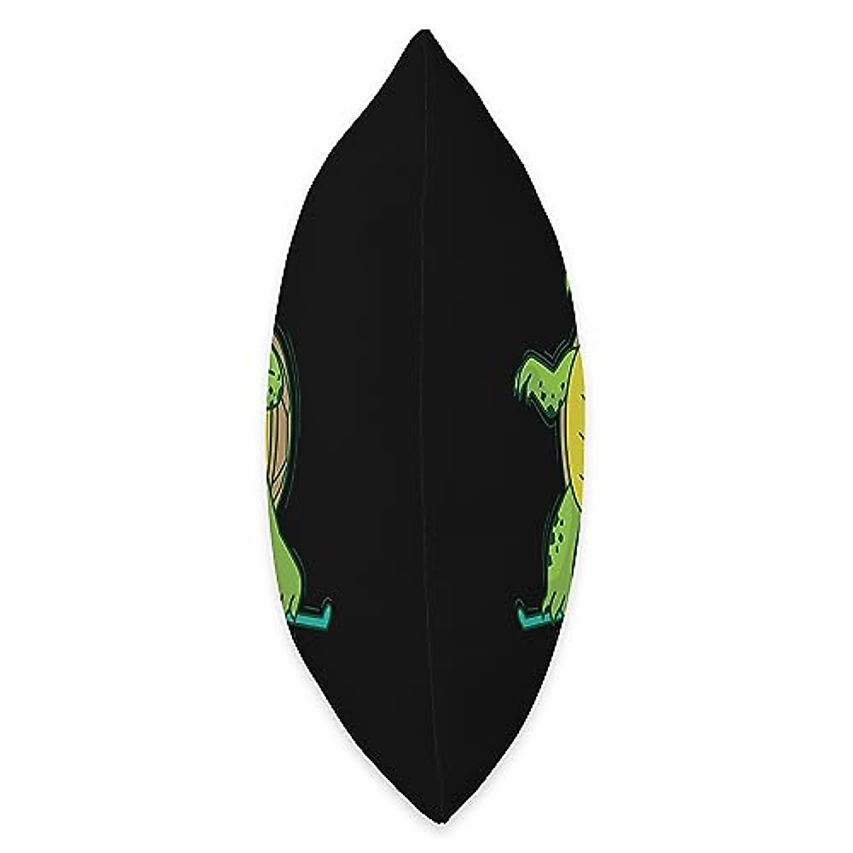 Turtle reptile carapace old Sauropsida Testudines Turtle Loves Skateboarding Throw Pillow, 16x16, Multicolor