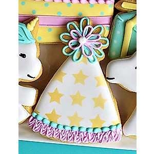 Birthday Cookie Cutters 9-Pc. Set Made in USA by Ann Clark, Cake, Candle, Present, Birthday Hat, Plaque and more