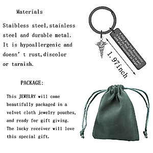 Vet Receptionist Keychain Vet Tech Gift Veterinary Assistant Vet Nurse Gift Veterinary Medicine Gift (Vet Receptionist KB), 1.18